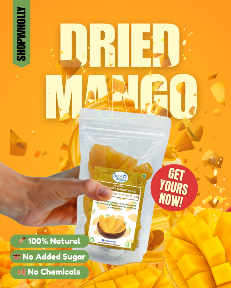 Dried Yellow Mango Slices 🍋 – Naturally Air-Dried, Sweet & Chewy – 200g ...
